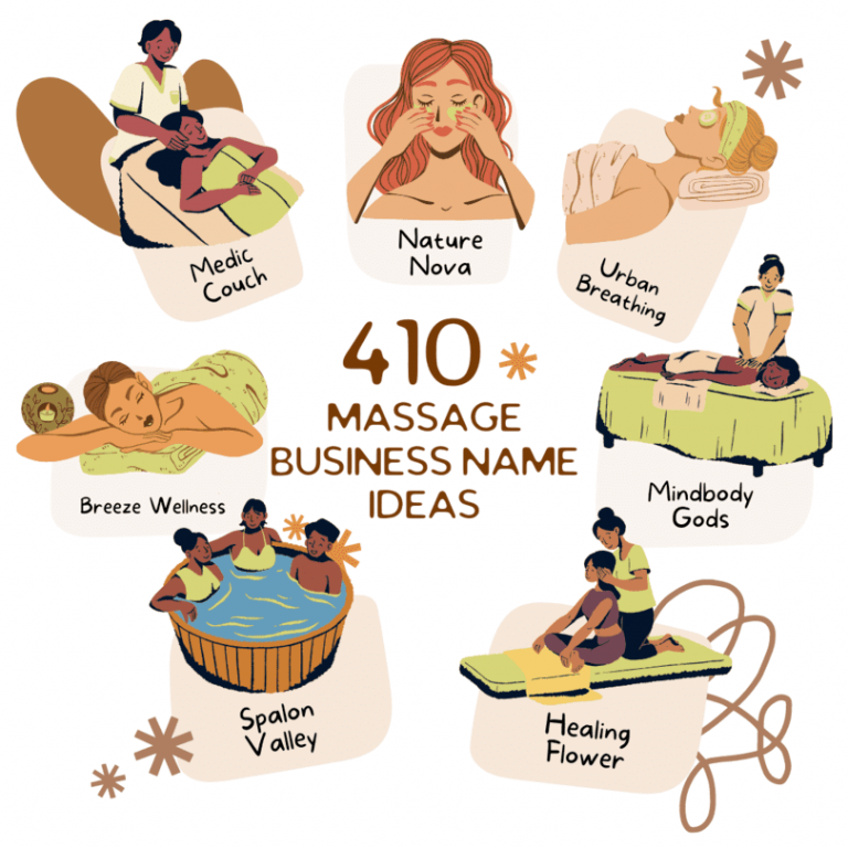 410+ Massage Business Names Ideas [Catchy, Good, Funny] - Namez