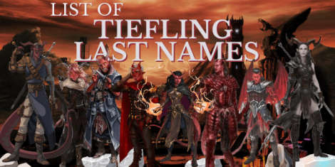 470+ Tiefling Last Names: All Inclusive List For DnD Race - Namez